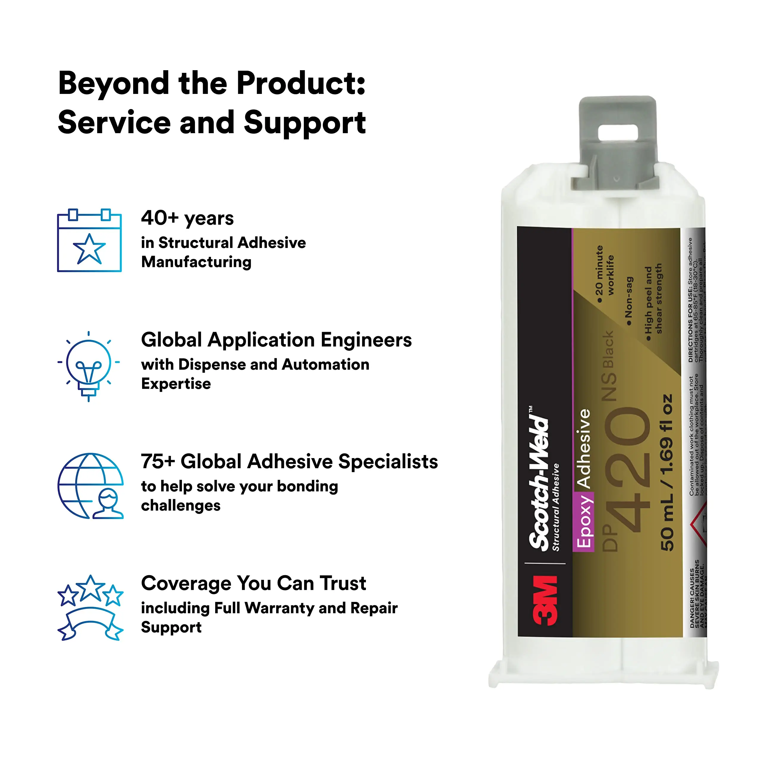 3m Scotch Weld Epoxy Resin Adhesive Dp420 Black Two Part Epoxy Resin ...