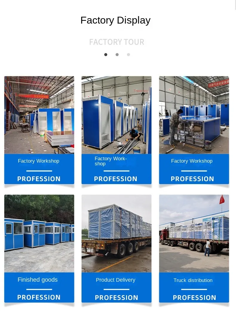 Mobile Outdoor Temporary Toilet Scenic Area Construction Site Public ...