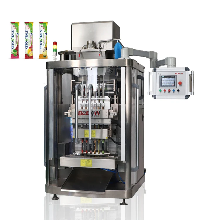 Hot Selling Automatic Multifunction Multi Lane Fruit Juice Stickpack ...