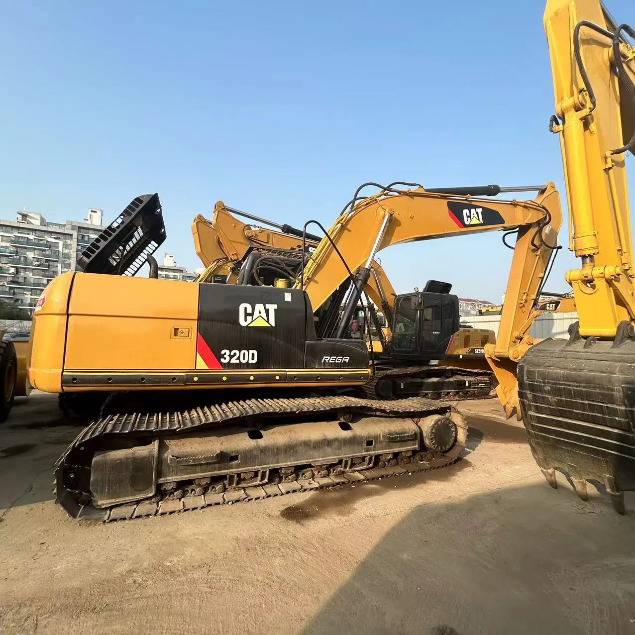 Used Caterpillar Excavator 320d Construction Crawler Excavator Machine ...