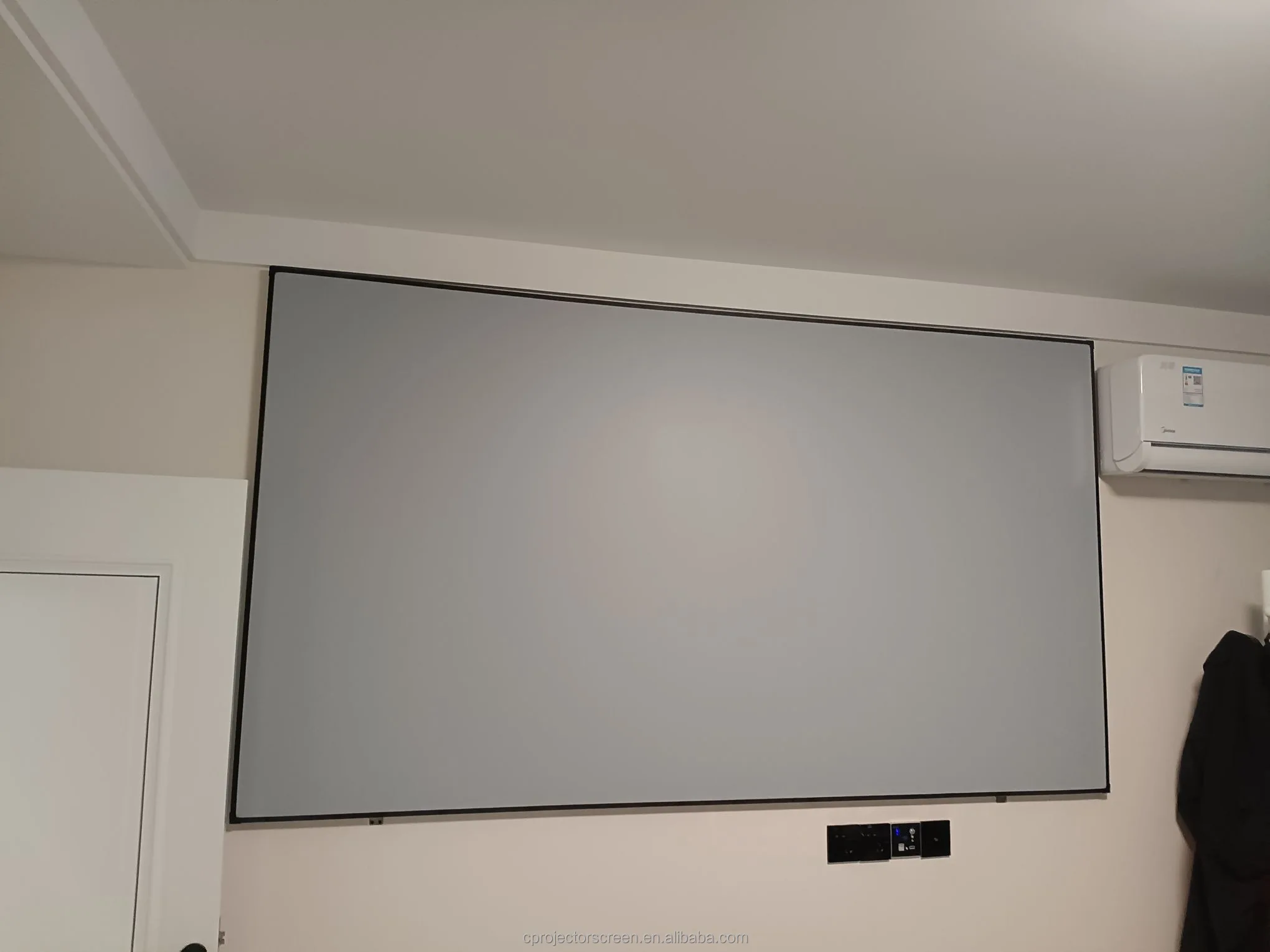 92inch 100inch 150 Inch 200inch 16:9 Fresnel Anti-light Projection ...