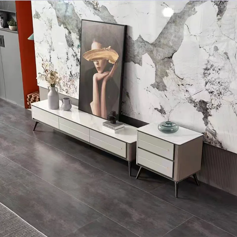 Custom Built Entertainment Unit Contemporary Style Media Console Modern ...