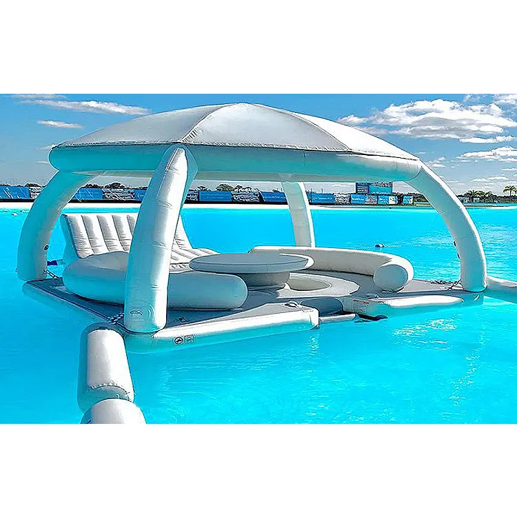 New design inflatable floating dock on the sea Water Play Equipment ...