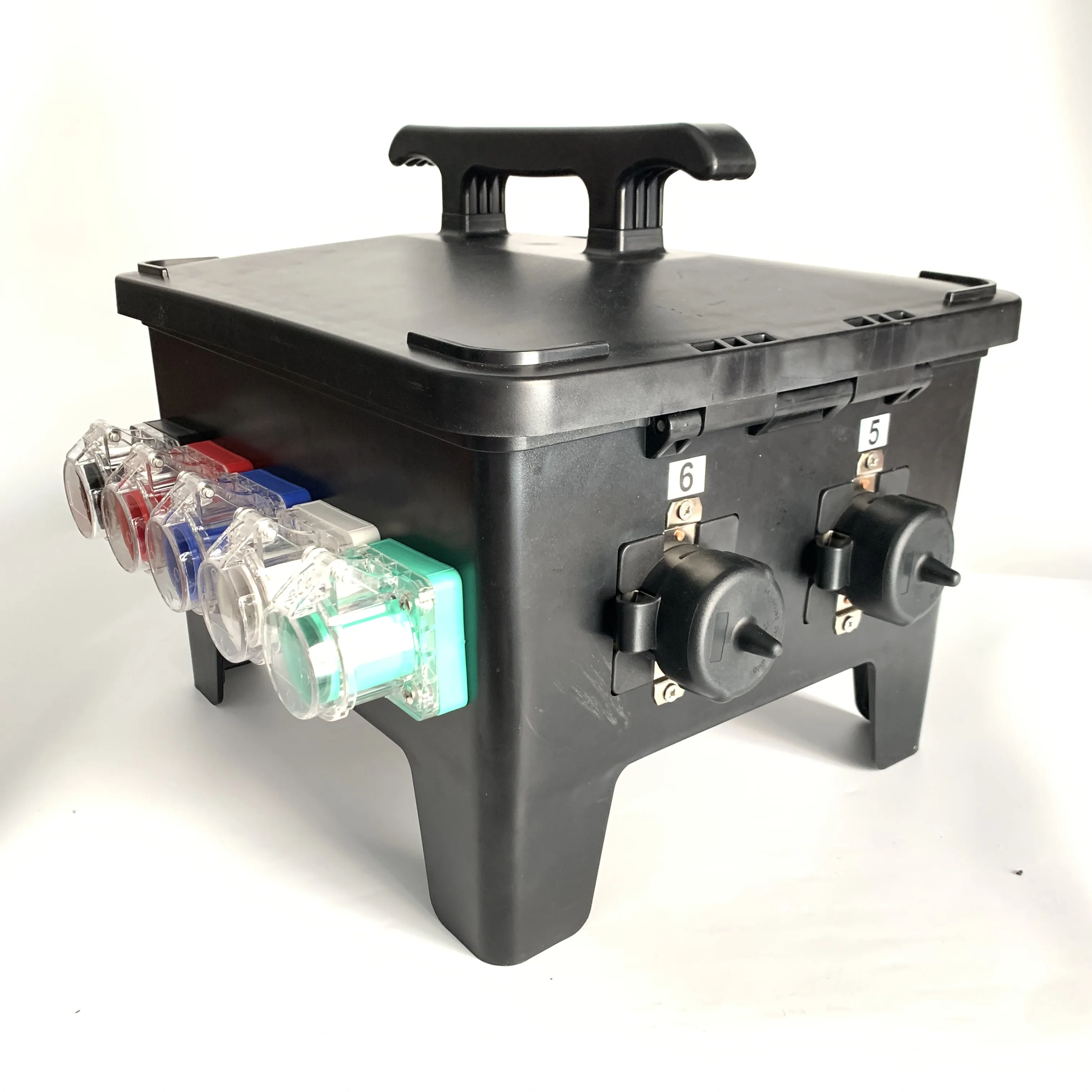 400A 3 Phase CAMLOCK Power Stations Distro Box with 50 Amp Outlets