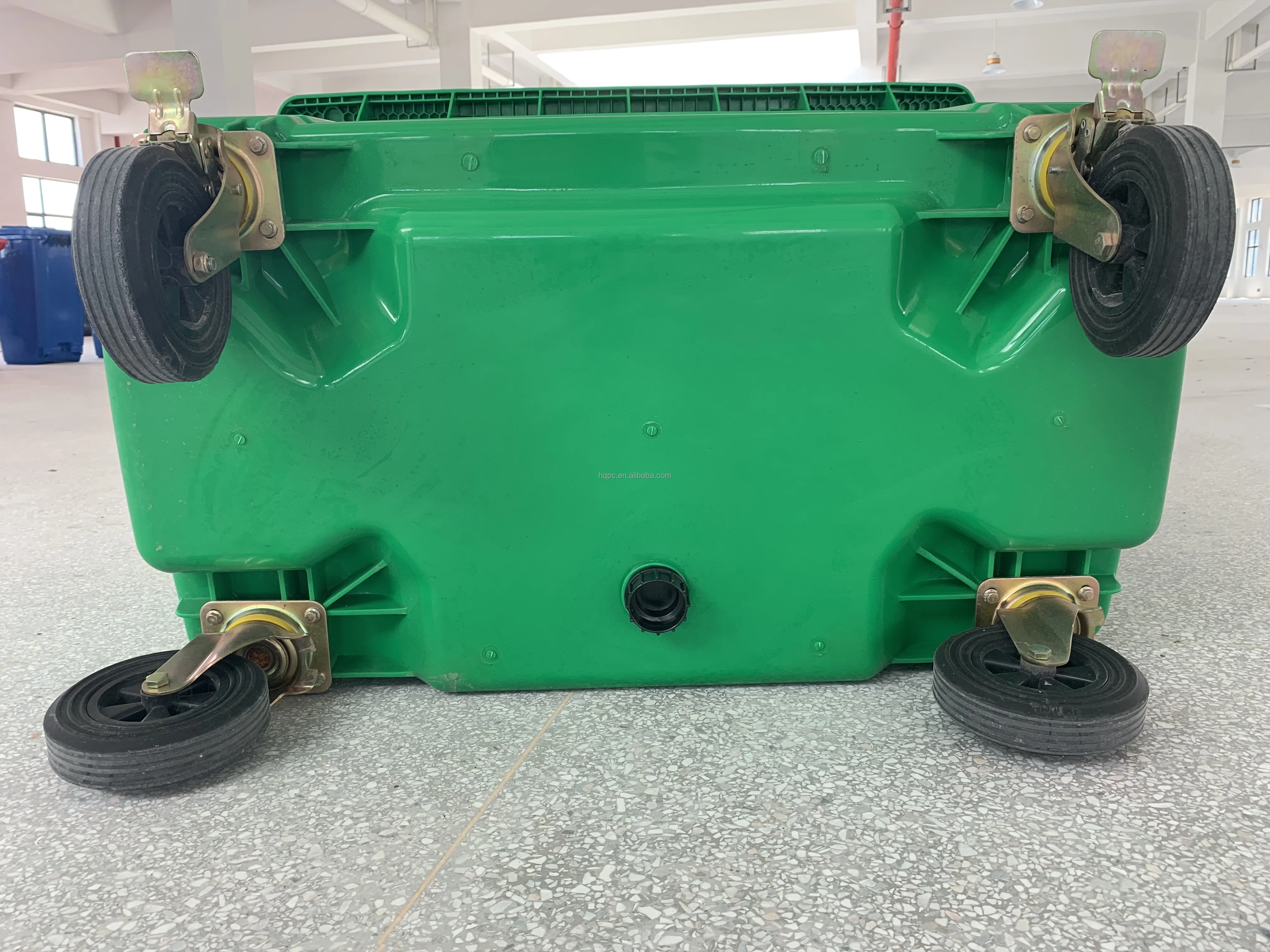 660 Liter Garbage Container with Wheels - Eco-friendly