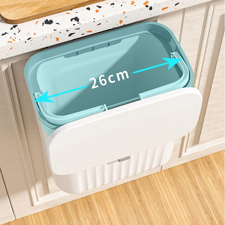 Double Sided Open Hanging Wall Mounted Storage Bucket