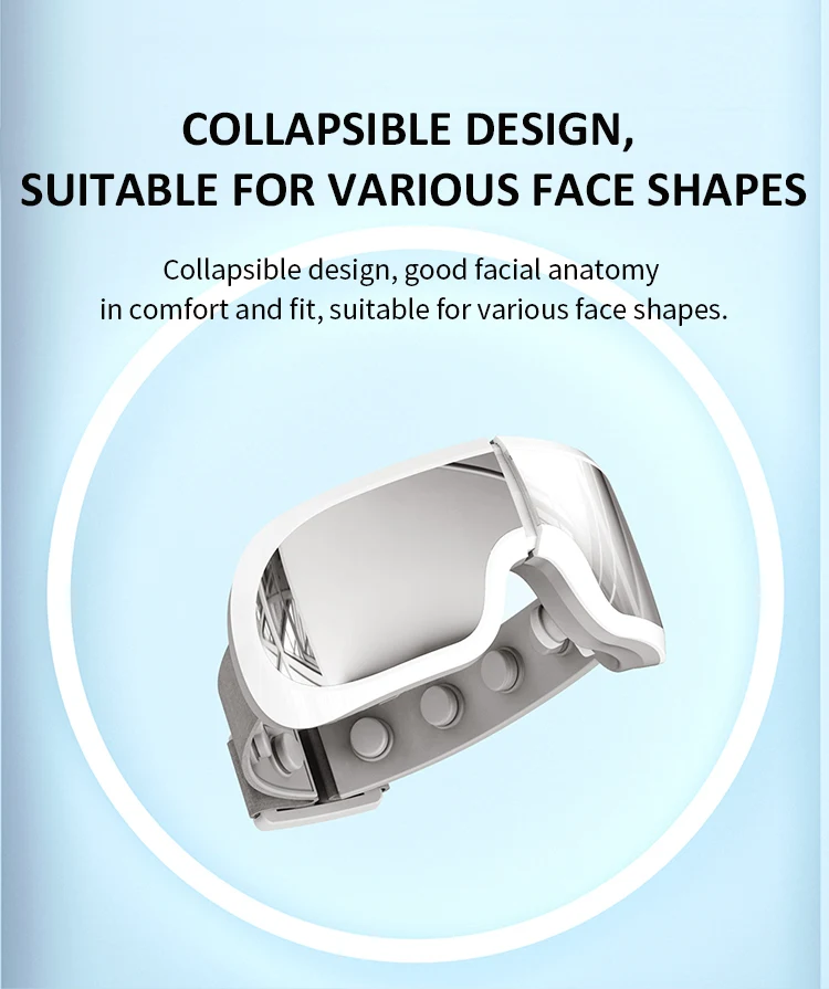 Hezheng 2023 New Product Electric Eye Care Massager Usb Mask Migraine ...