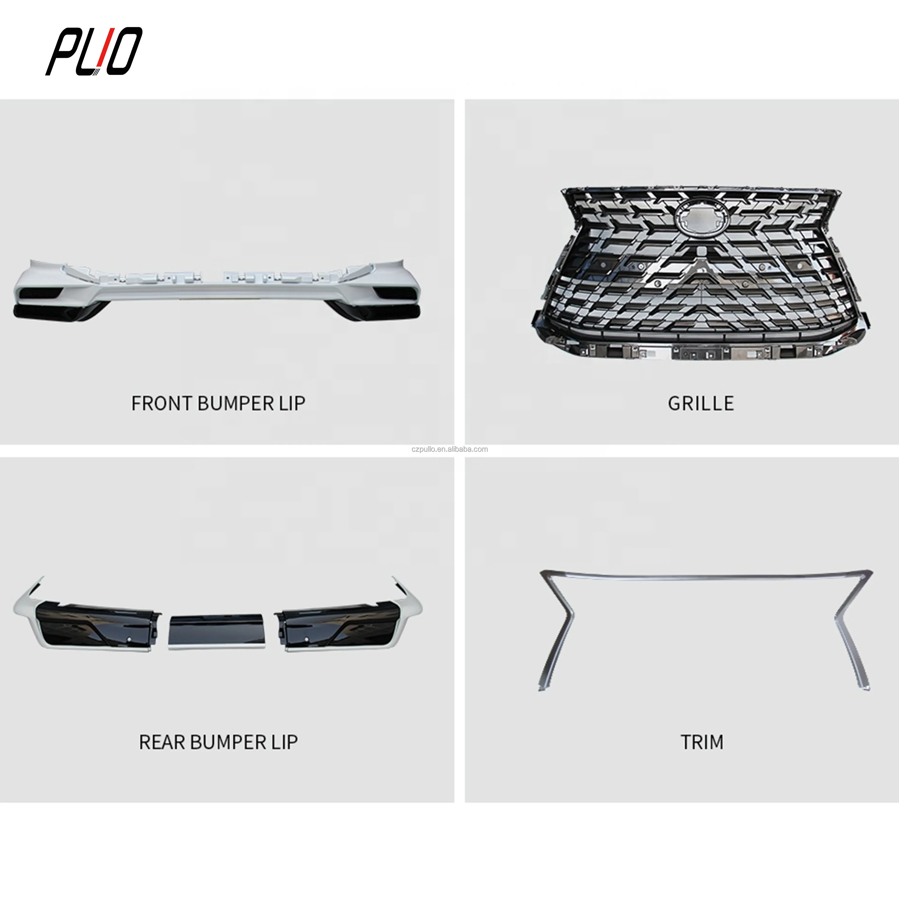 Front Rear Bumper Kit Grille Chrome Year 2016 2017 2018 2019 2021 2021 ...