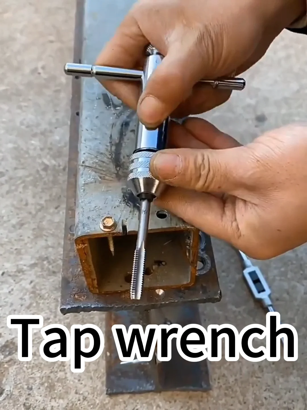 Ratchet Extended M3-m8 M5-m12 1/8 To 1/2 Thread Tap Wrench Handle ...