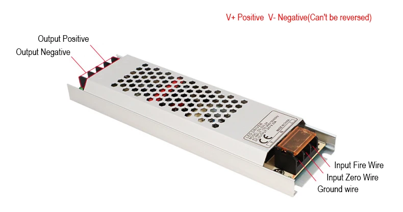 3v Power Supply 36v 3a 100w Led Driver Ip68 Intertek 12v Not Rainproof ...