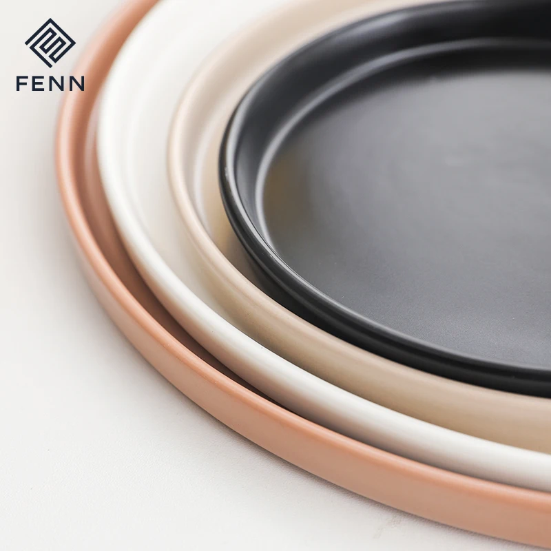 Shop Our European Ceramic Colorful Glaze Matte Plates