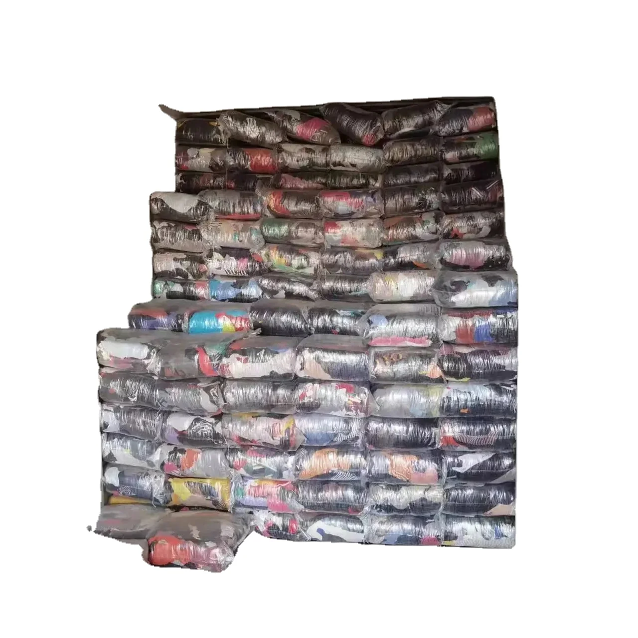 Dark Mixed Color Industrial 10kg Rags Factory Selling Fabric Cotton ...