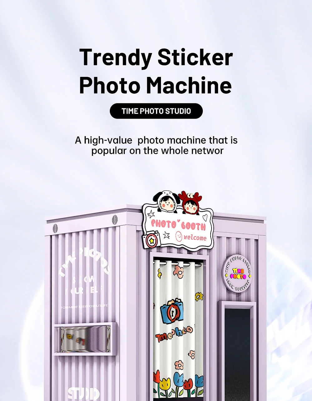 Korean Style Photo Booth Vending Machine - Self Service