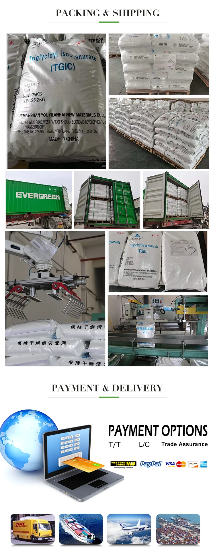 Tgic-triglycidyl Isocyanurate Curing Agent For Saturated Polyester ...