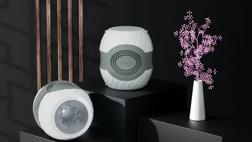 Open-ended Design Hands-free Squeeze Vibrating Automatic Male Stroker ...