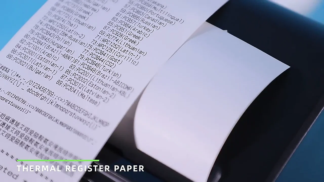 Custom Receipt 57x40 40gsm 57x70 57x50 57x30mm Cash Register Printing 3 ...