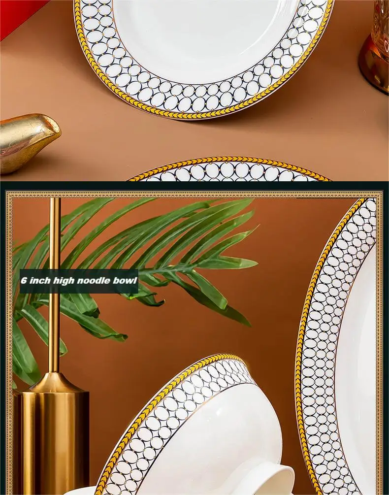 Arabian Dinnerware Set Bone China Dinnerware Set In Glazed Decoration ...