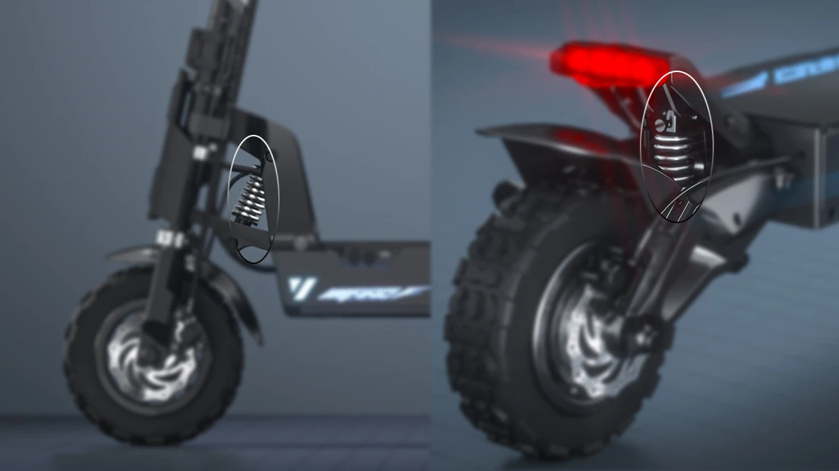 Gspace Mars 11 Gtr 10000w 72v Powerful Damping Wide Two-wheel All ...