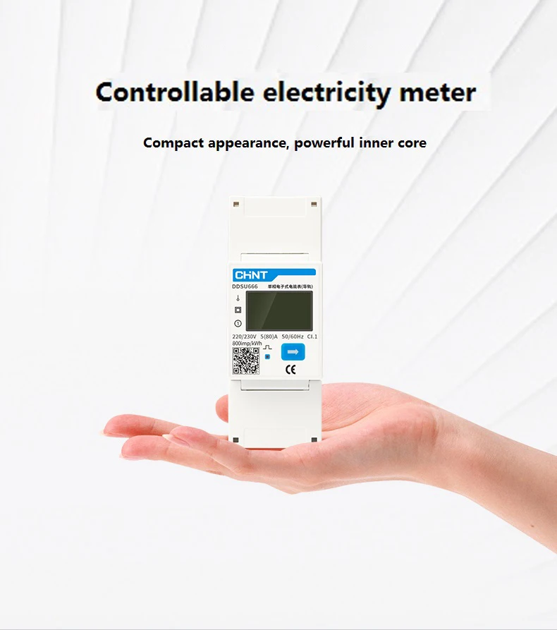 CHINT DDSU666 Digital Power Meter - Accurate Energy Measurement