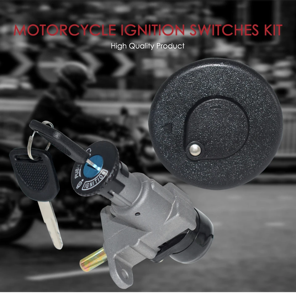 Motorcycle Ignition Switch Key Kit for GY6 50CC-150CC Scooter ...