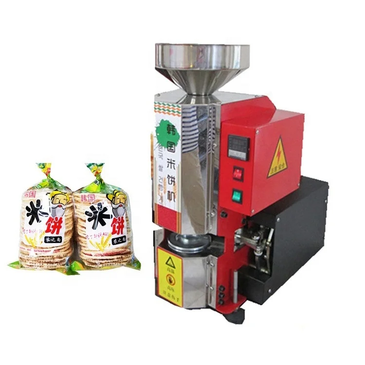 Automatic Popped Rice Cracker Making Machine Korean Rice Cake Maker ...