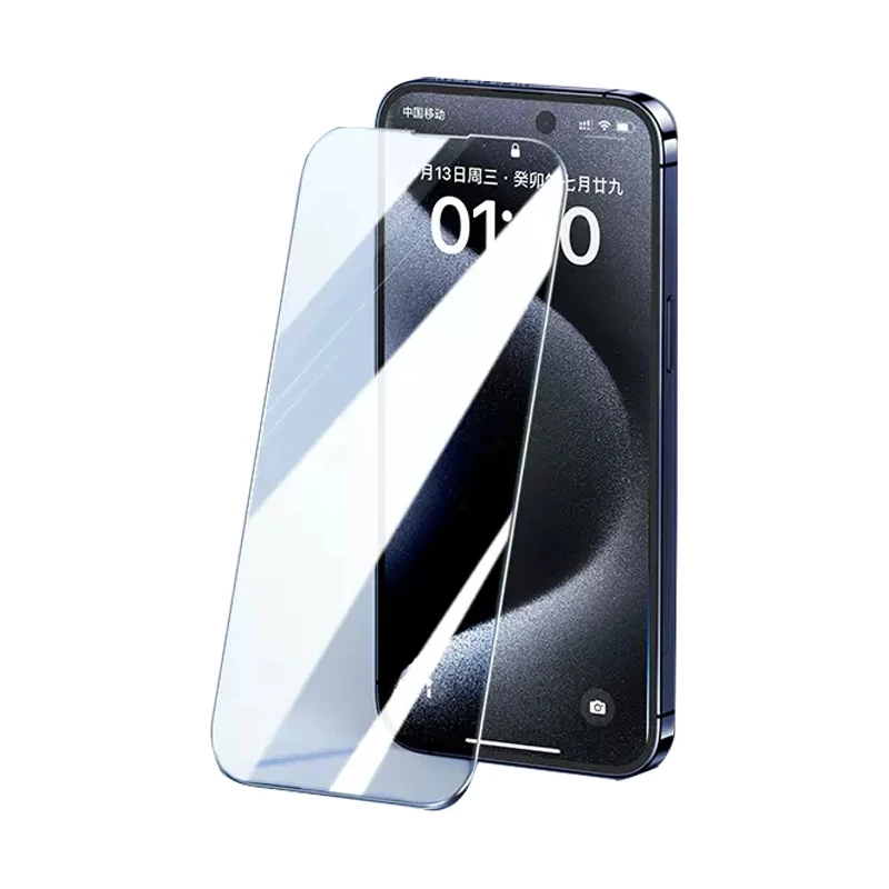 2 Pack Tempered Glass Phone Screen Protector Anti-fingerprint For ...