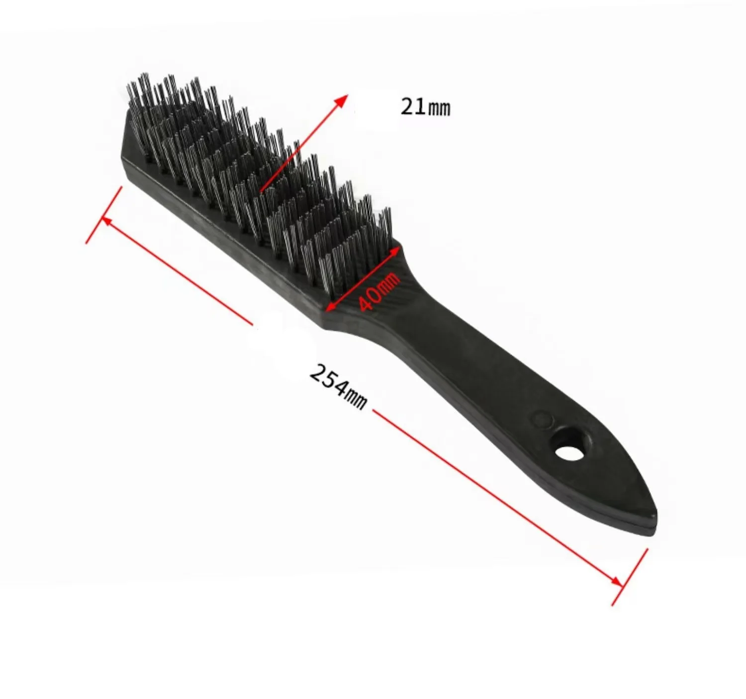 Hot Selling Carbon Steel Brush Plastic Handle Wire Brush For Household ...