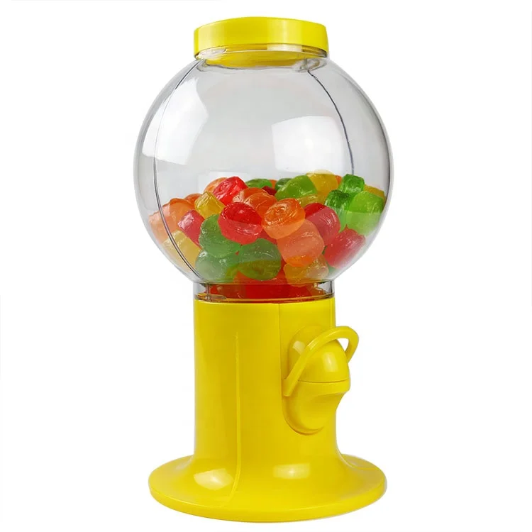 Food Grade Clear Plastic Mini Gumball Machine for Kids