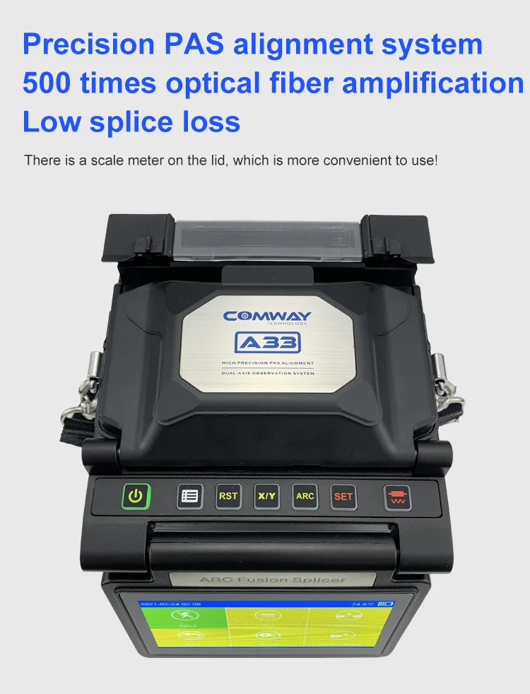 Comway A33 Fiber Optic Fusion Splicer - Efficient & Reliable