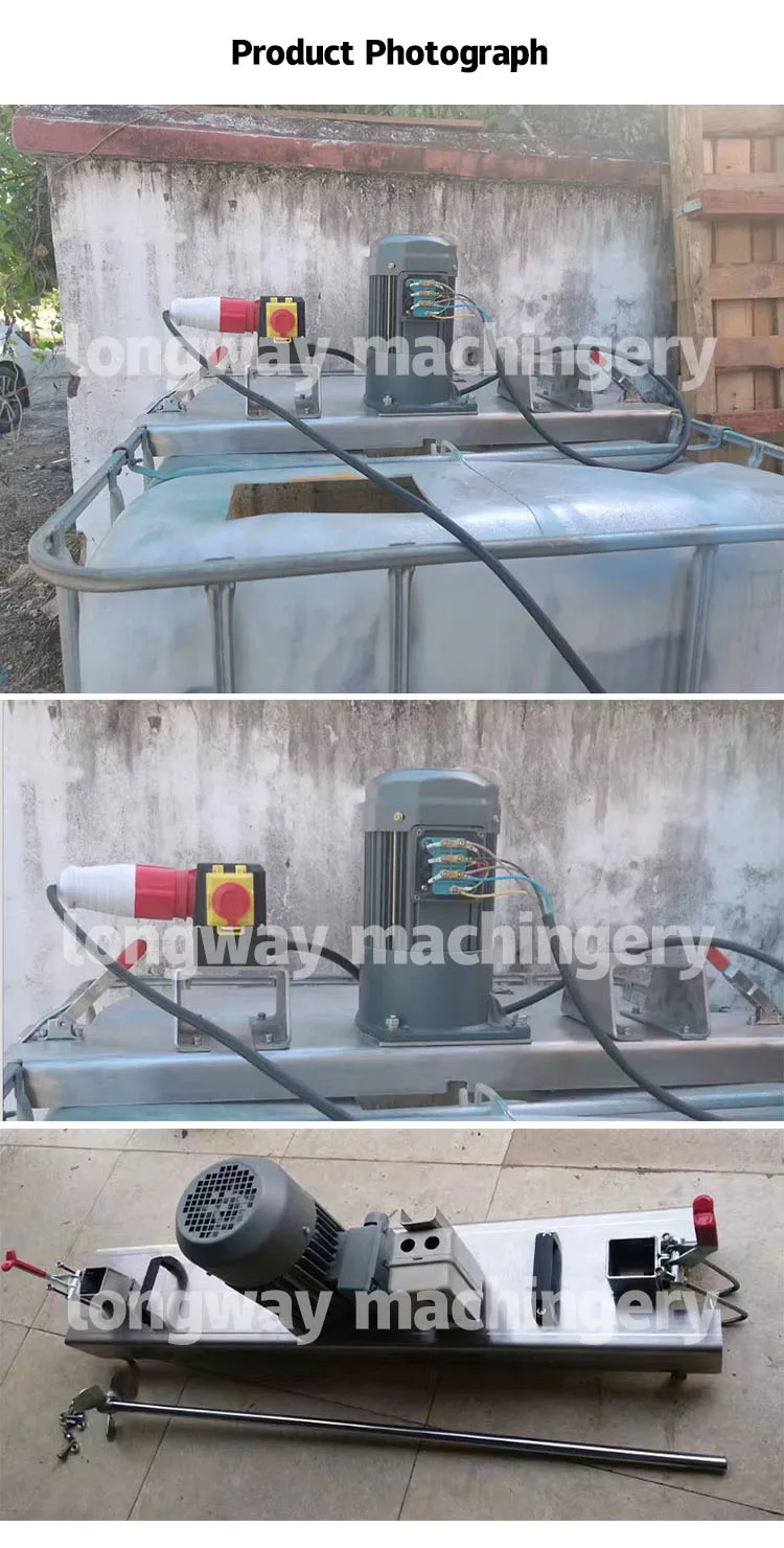 Ibc Tank 1000l Paint Mixer Variable High Speed Dispersion Dispersing ...