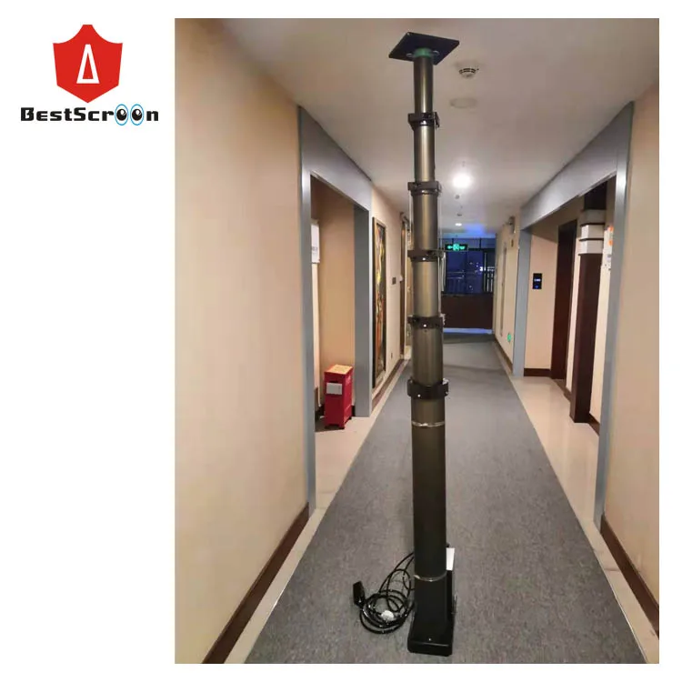 12M Electric motor driven Telescopic Mast motor driven telescopic mast ...