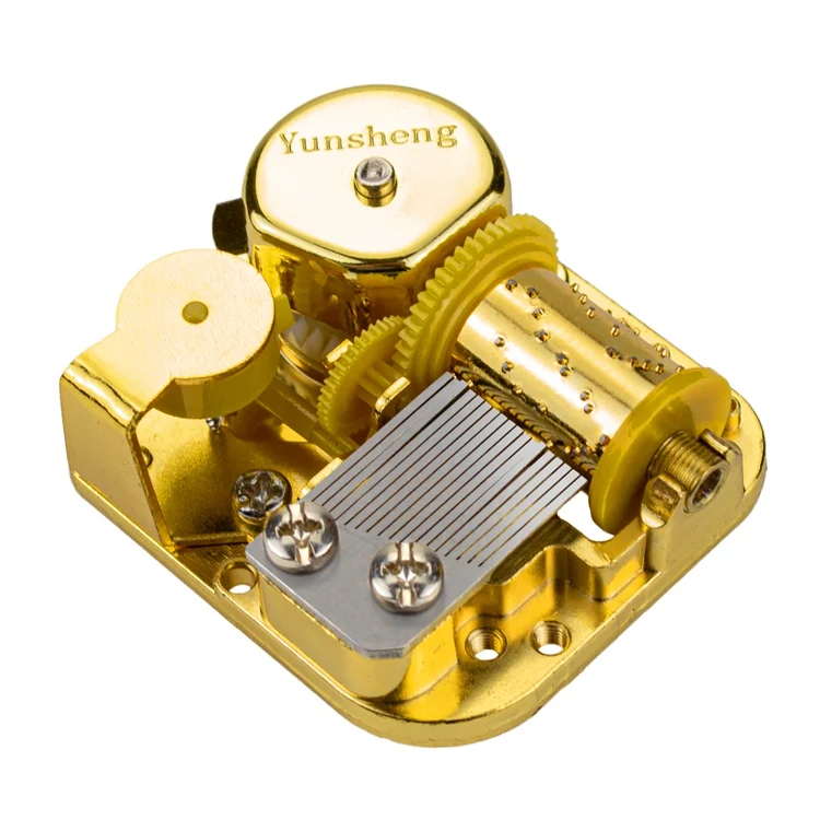 18 Note Standard Clockwork Driven Wind up Music Box Machine