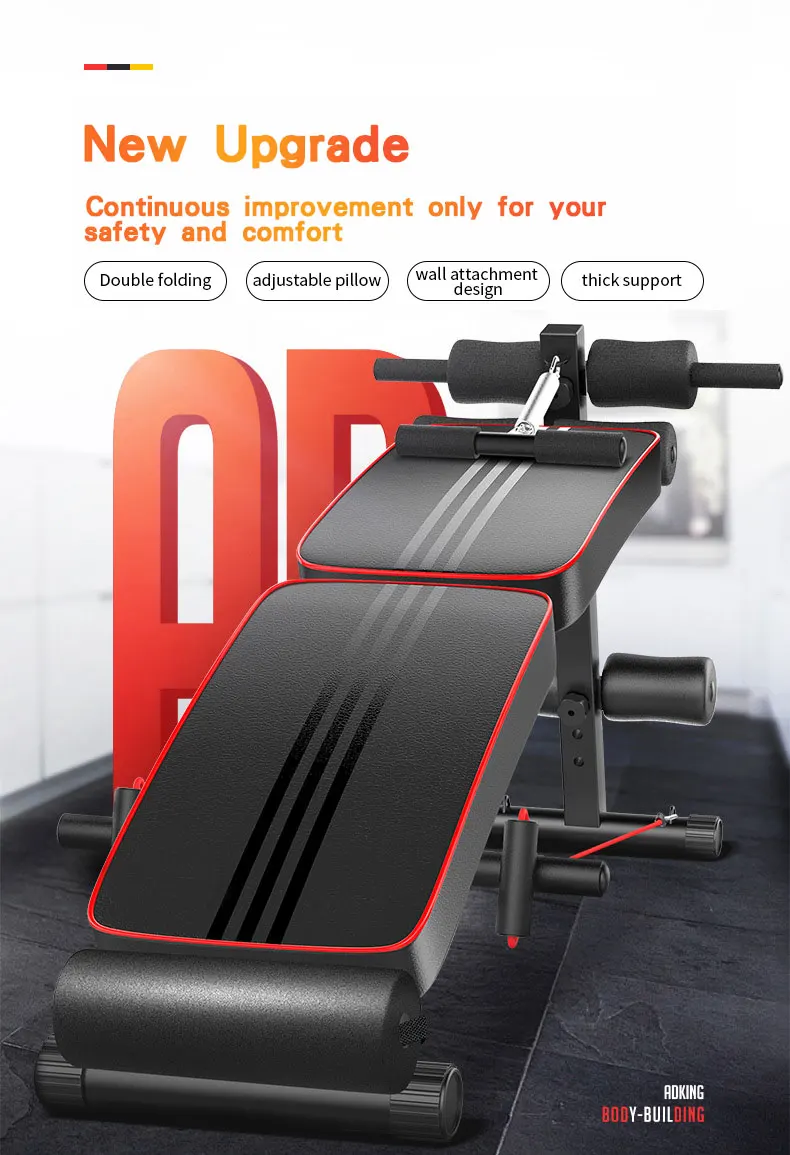 Adjustable Board Exercise Sit-up Bench Gym Fitness Equipment ...