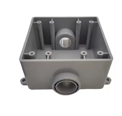 2-Gang FSE Weatherproof Device Box Grey PVC Insulating Junction Socket ...