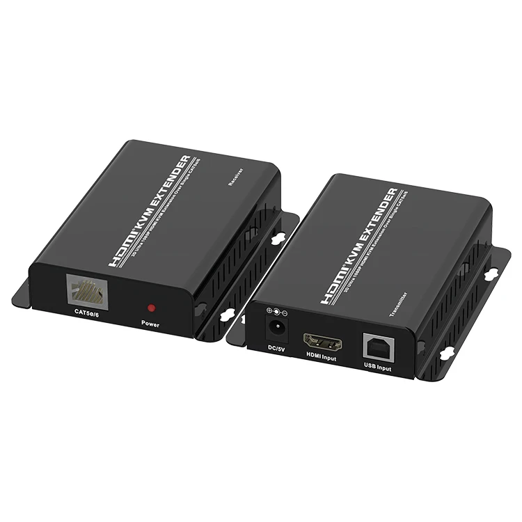 4K 1080P USB HDMI KVM Extender 60M Over IP Ethernet Ca5te/6 Hdmi ...