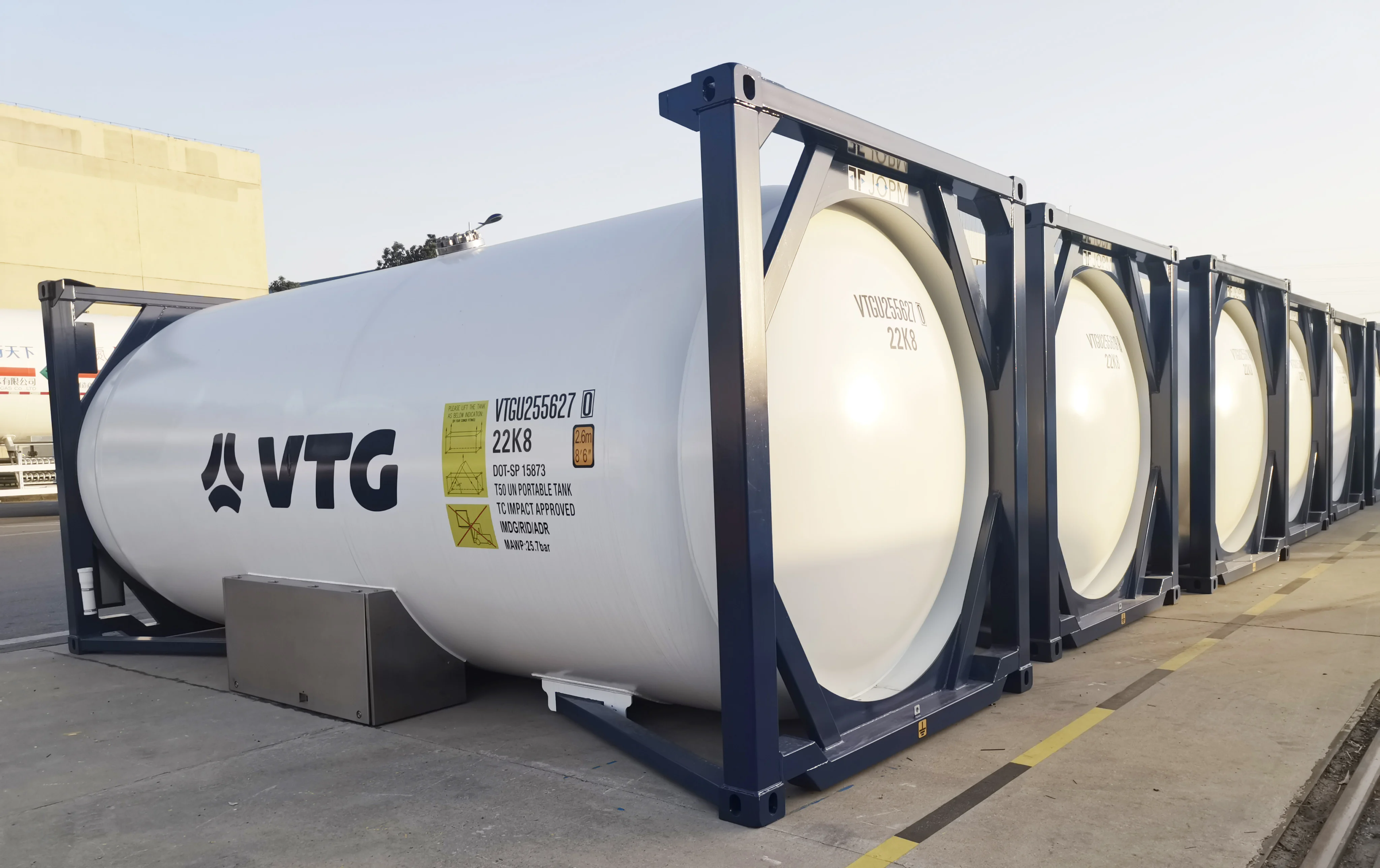 High Quality T50 Lpg Gas Storage Tank Container 20ft Iso Tank Shipping ...