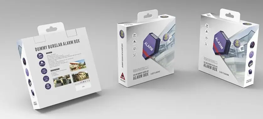 Flashing Light Solar Dummy Burglar Alarm Boxes Dummy Alarm Siren - Buy ...