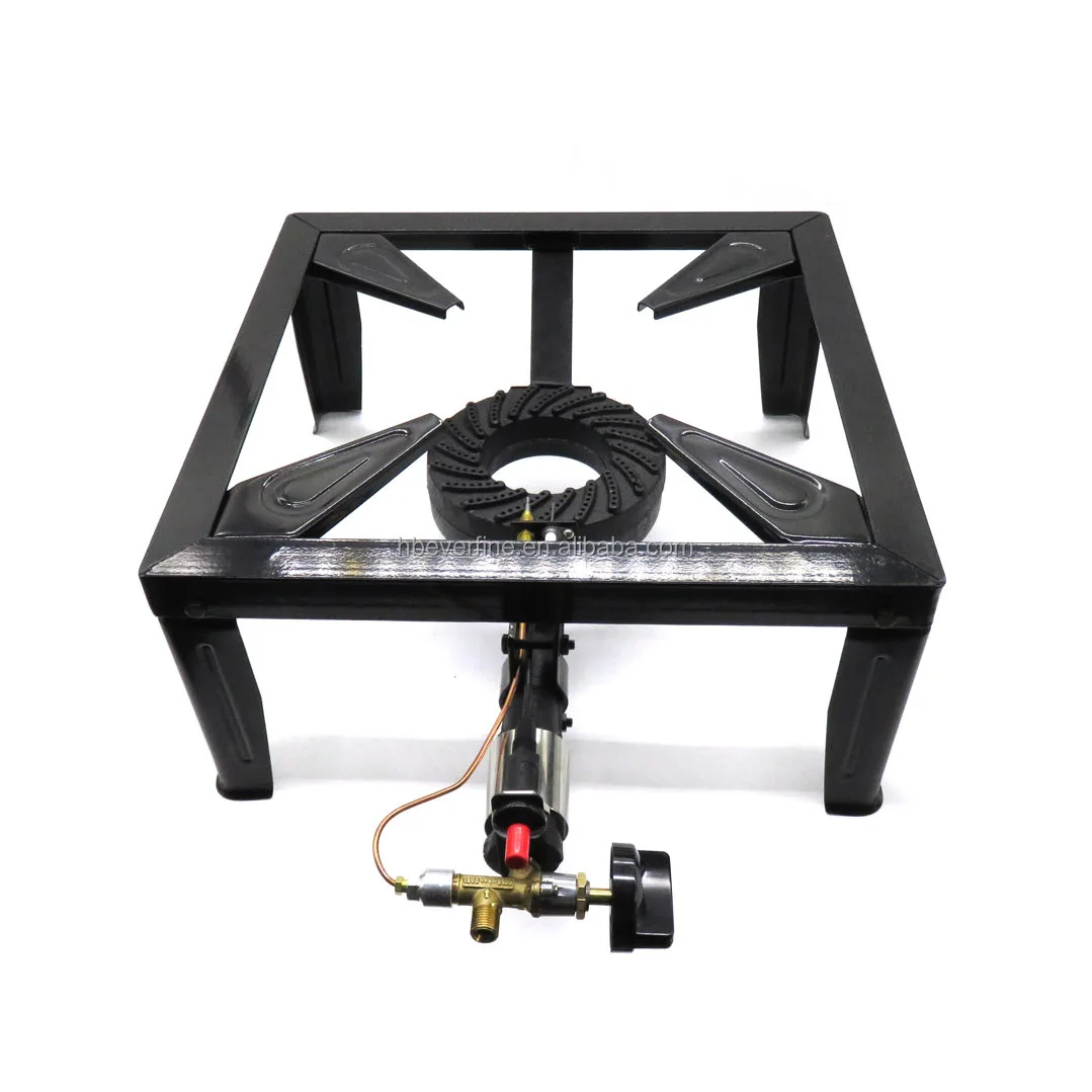 40x40cm CE Approved Gusseisen Hockerkocher Gasbrenner Gaskocher Piezo