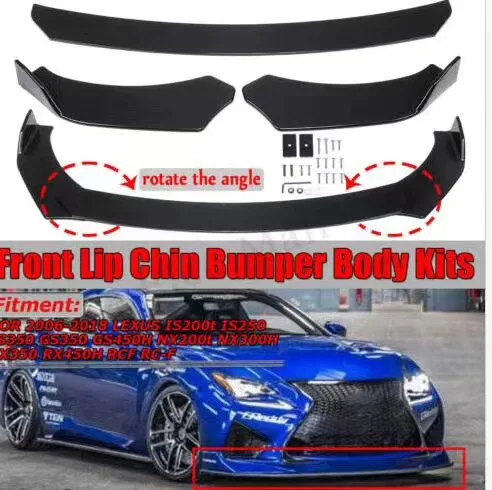 Body Kit For ALL Cars PSM Style Front Bumper Lip Side Skirts Diffuser ...