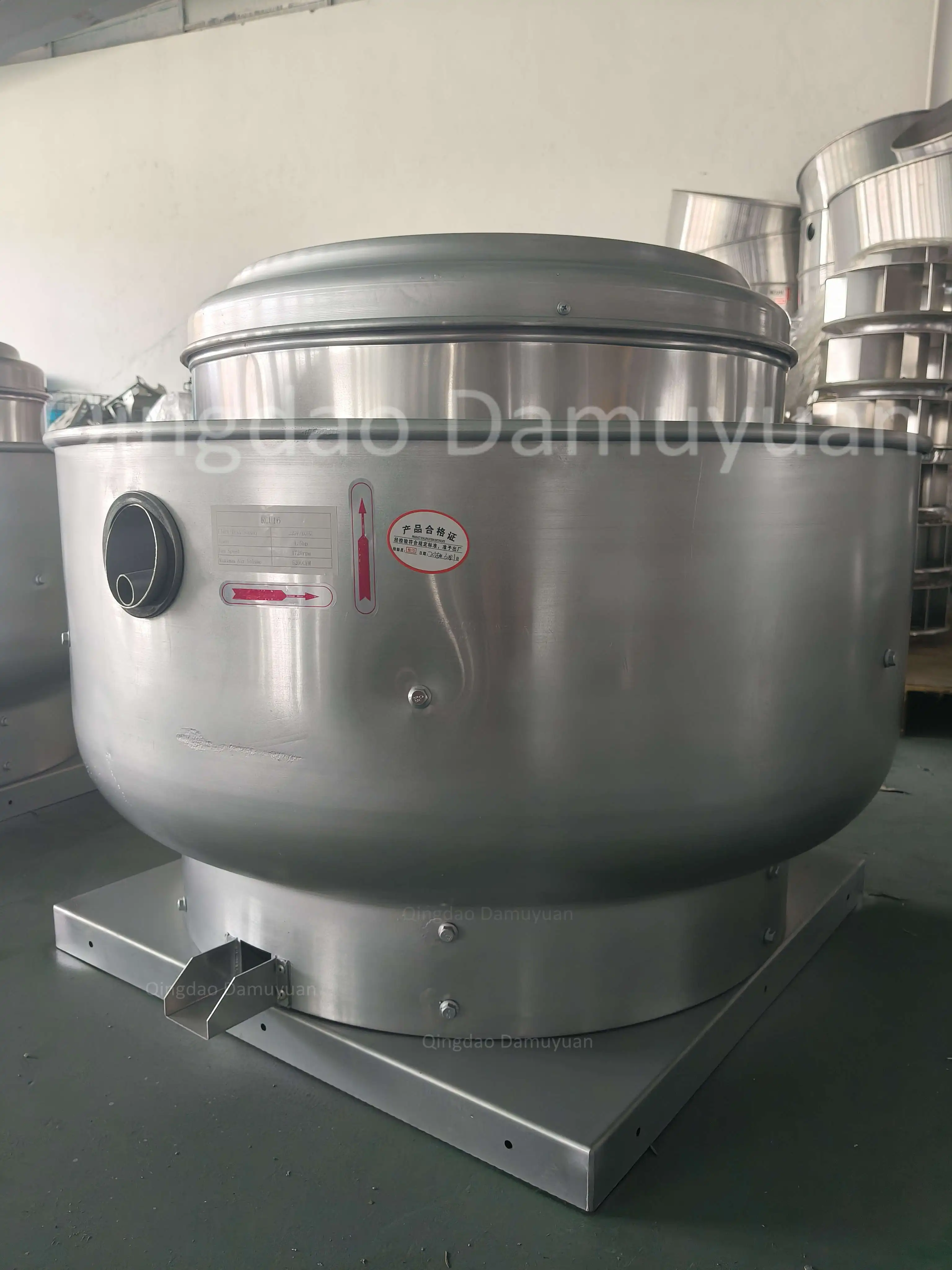 Mushroom Roof Fan Extractor 110V 60HZ over 2500 CFM