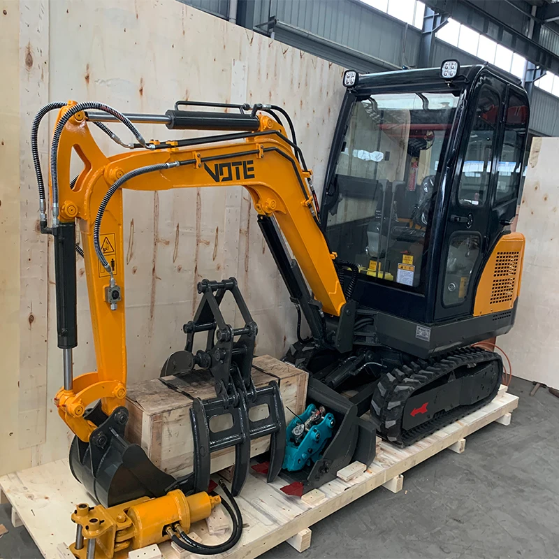 Epa Mini Digger Cab 2000kg Mini Excavator 2 Ton Free Aftersales Service ...