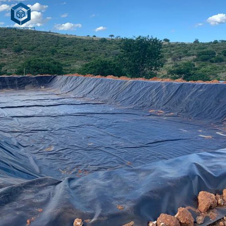 Plastic Sheet HDPE Membrane Sheet Impermeable 1.5 mm for Mining Project ...