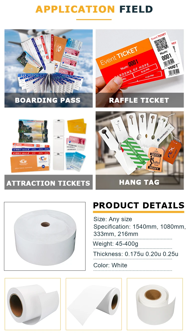 Imprimante Thermique Raffle Tickets Printing Scratch Off Custom Pull ...