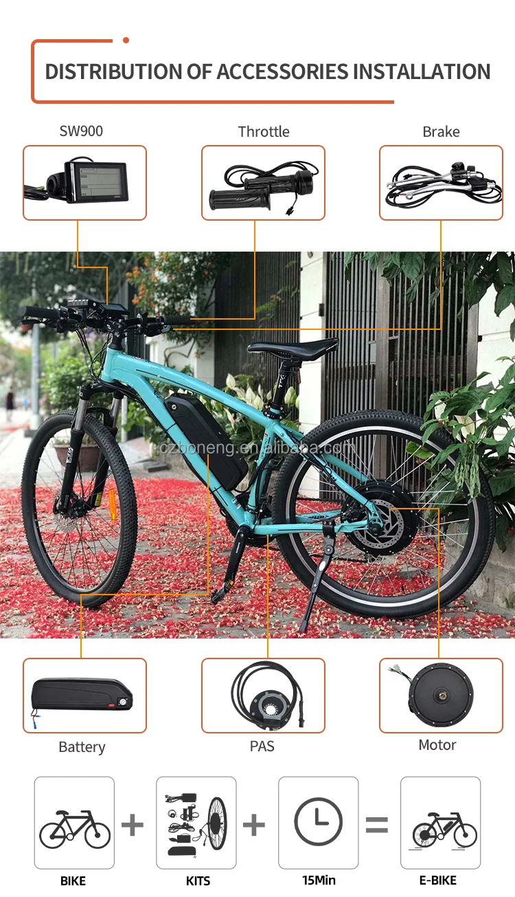5000W Electric Bike Conversion Kit - High Power & Affordability