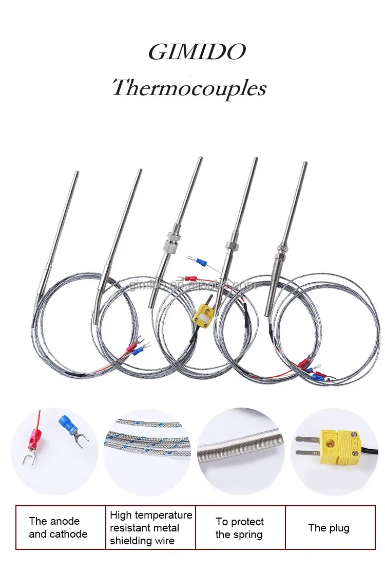Thermocouple Probe Type K Type J Probe Thermocouple Probe Temperature ...