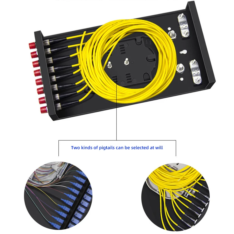 Fiber Optic Patch Panel For Ftth Cable 4 /8/12/24/48 /96 Port Terminal ...