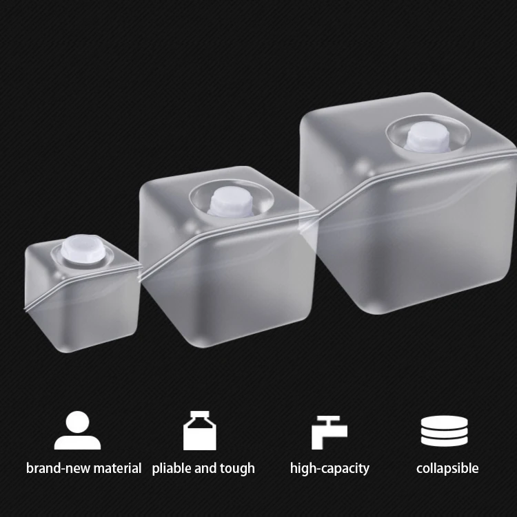 5L Plastic Cubitainers - Lightweight, Collapsible Containers