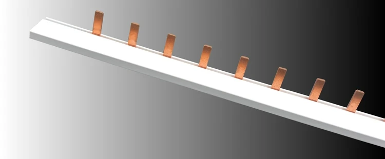 63a Pin Type Fork Type Copper Busbar Insulated Comb Busbar - Buy ...