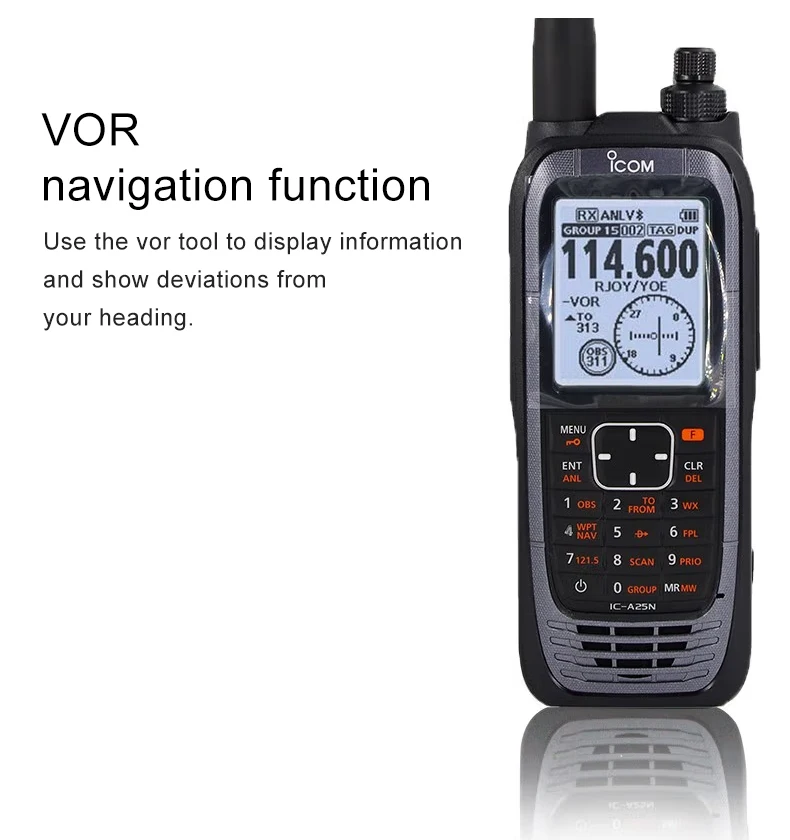 Original Icom Incorporated Walkie-talkie Icom Ic-a25n Air Walkie-talkie ...