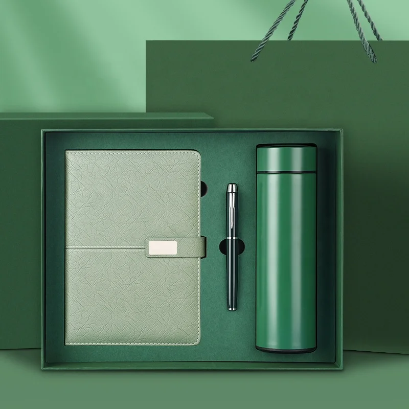 Luxury Gift Set With Notebook Pen And Insulated Cup Business Notebook ...